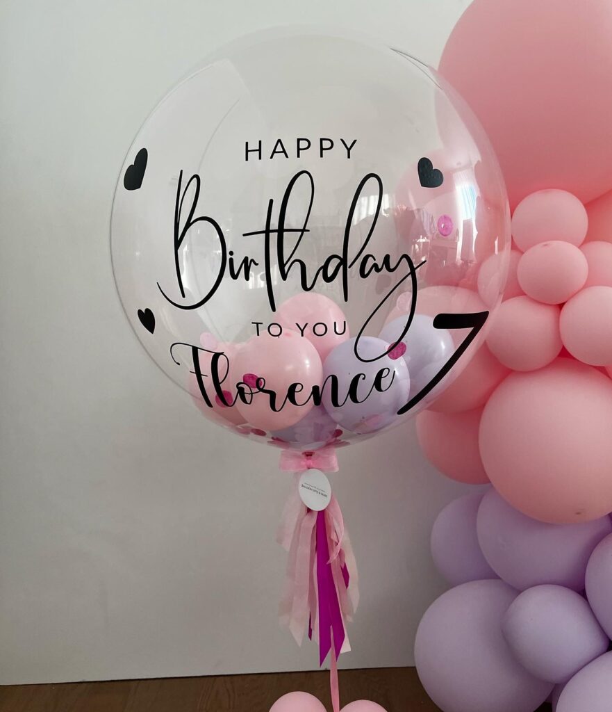 Bubble Ballon Florence, mit Helium befüllt – Ballusha